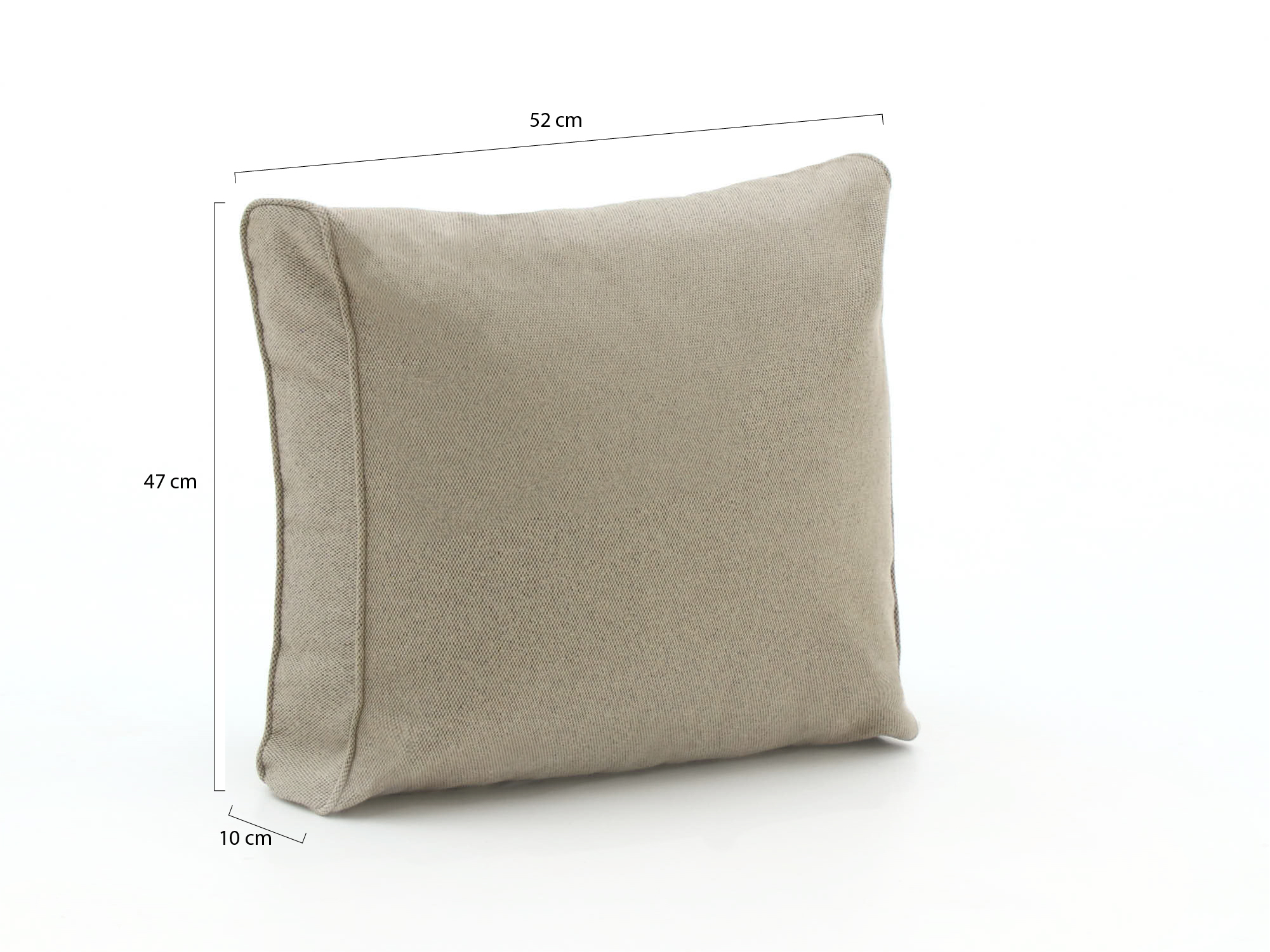 Madison Lounge Seitenkissen 47x52 cm für Carpino/Giotto - Woven ROUGH ...